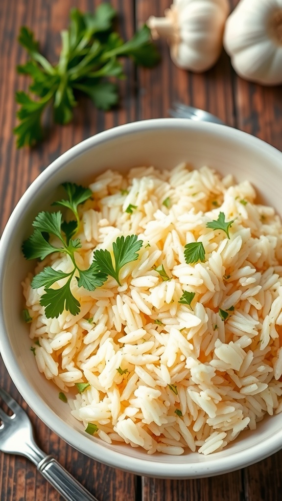 Healthy Garlic Rice With Ozempic Friendly Ingredients